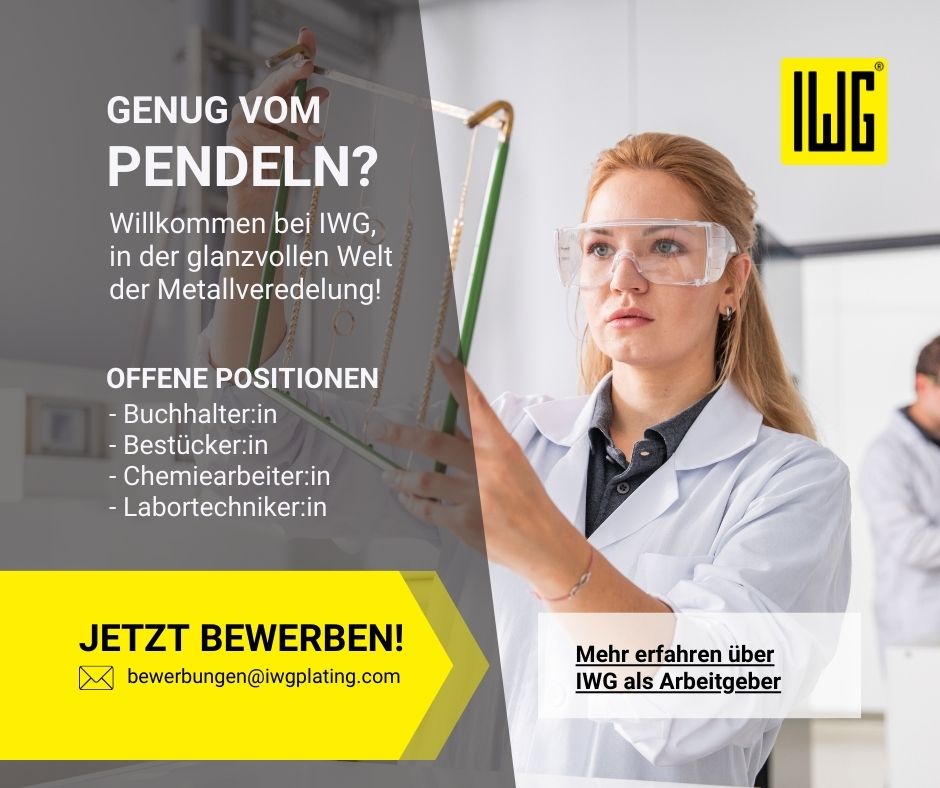 Karriere - IWG Plating